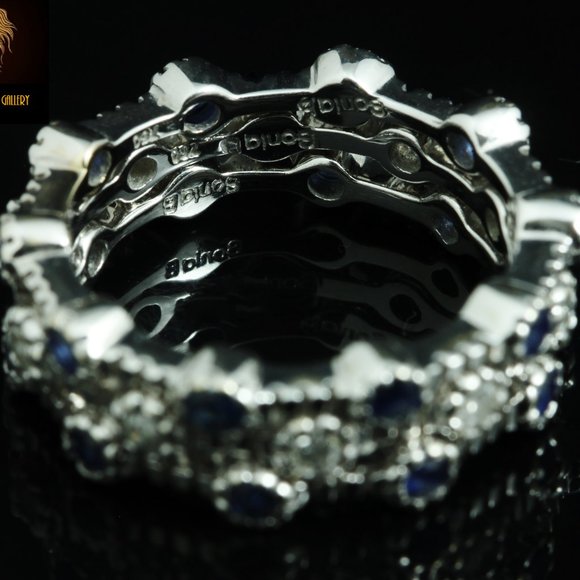 Sonia Bitton | Jewelry | Sonia Bitton Stacking Ring Blue Sapphire 8k ...